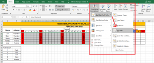 Cara Membuat Absen Karyawan Excel dan Contohnya - Aplikasi Absensi ...