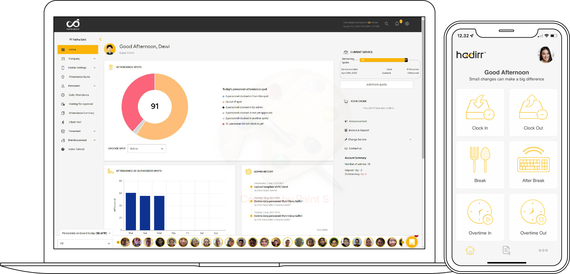 Cara Membuat Absen Karyawan Excel dan Contohnya - Aplikasi Absensi ...