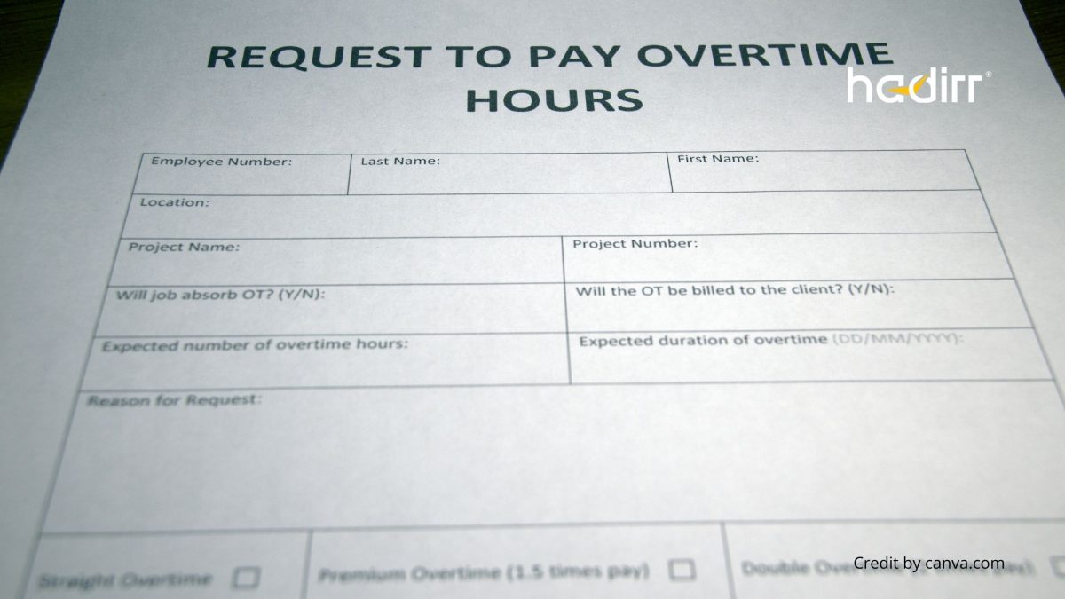 Contoh Form Lembur Karyawan yang Wajib HRD Ketahui - Aplikasi Absensi ...